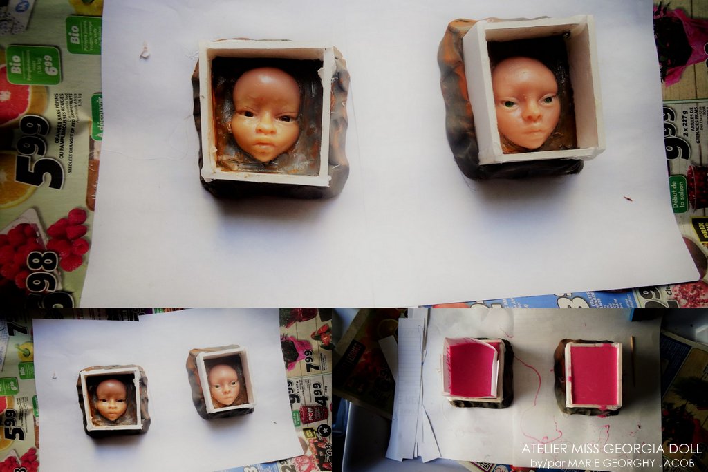 New head molds! – ATELIER MISS GEORGIA DOLL